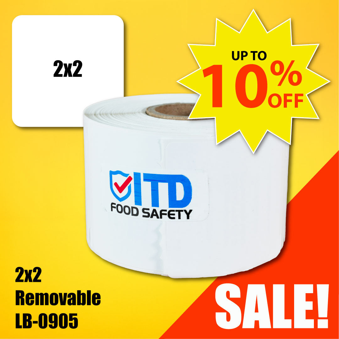 2x2 Premium Peel Yellow Prep-Pal™ Labels