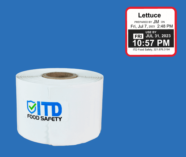 2x2 Premium Peel White Prep-Pal™ Labels