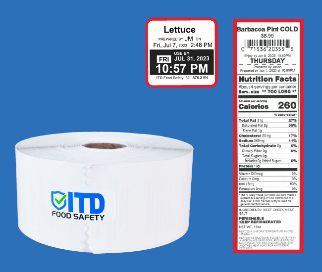 ALL labels | Food Safety Labeling System