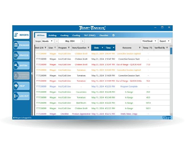 Temp-Taker® 7 Kit | Food Safety Temperature Monitoring